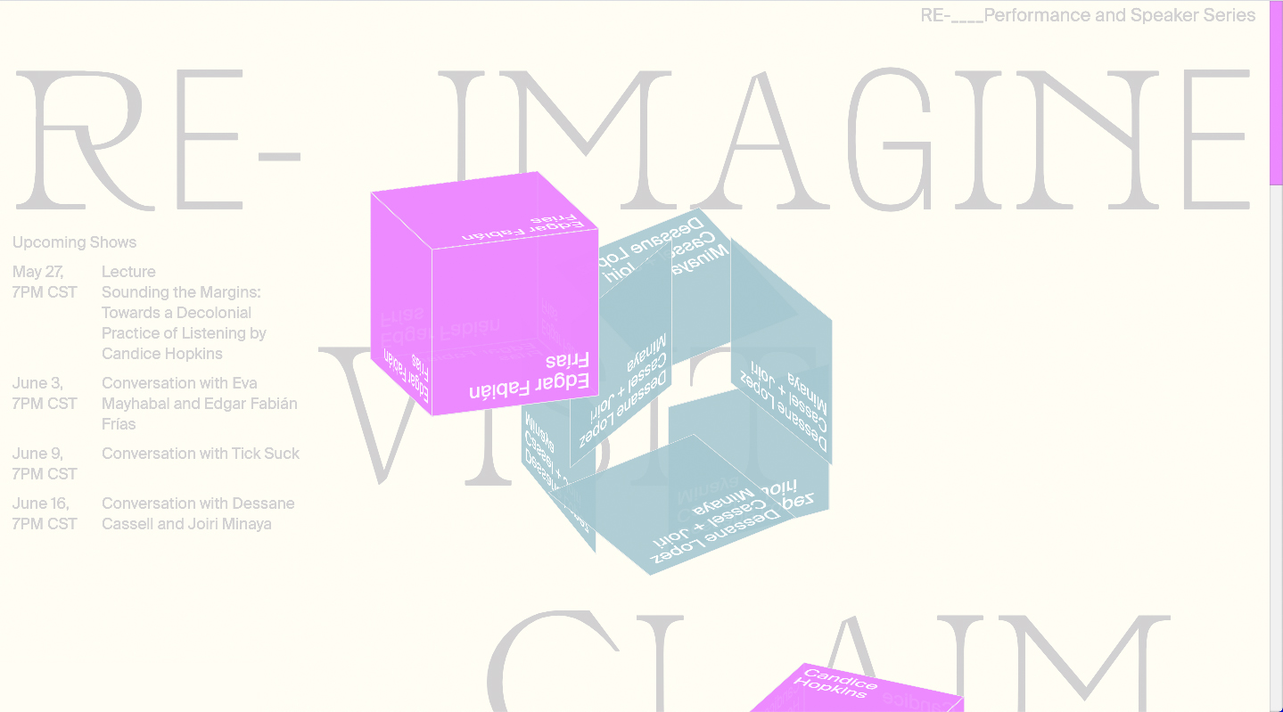 RE__PERFORMANCE AND SPEAKER SERIES